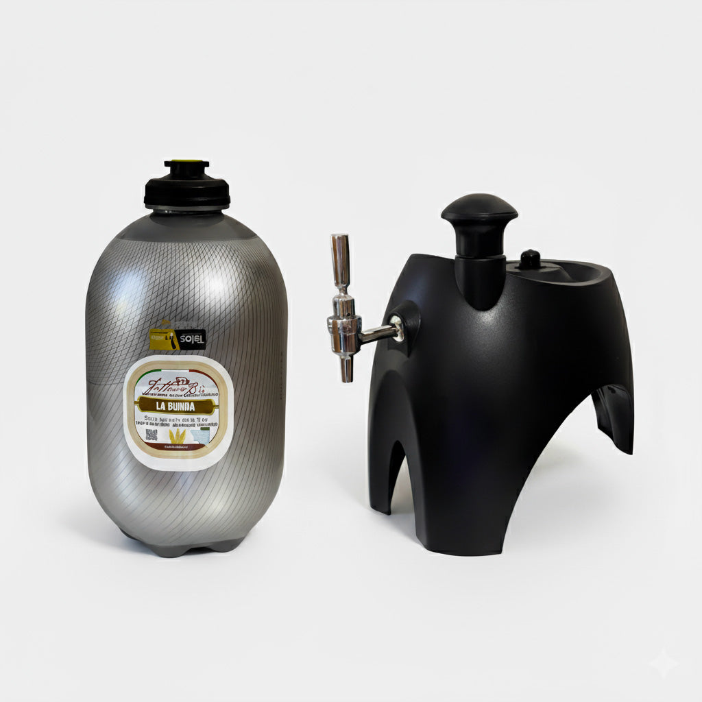 Birra artigianale in fusto da 5L con Spillatore – Fattoria Biò